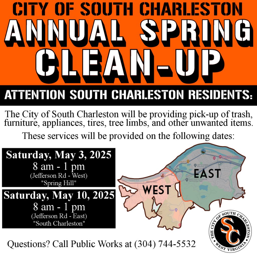 South Charleston Annual Spring Clean-Up (Jefferson Road-West, Spring ...